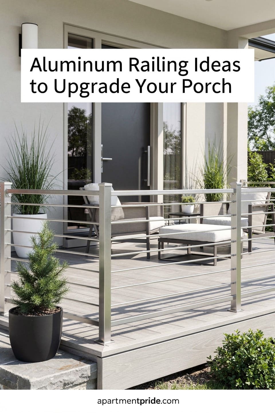 Aluminum Railing Ideas I Used to Upgrade My Porch - apartmentpride.com