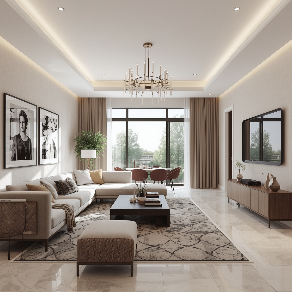 Narrow Living Room Apartment Decor: Making the Most of a Long Living ...